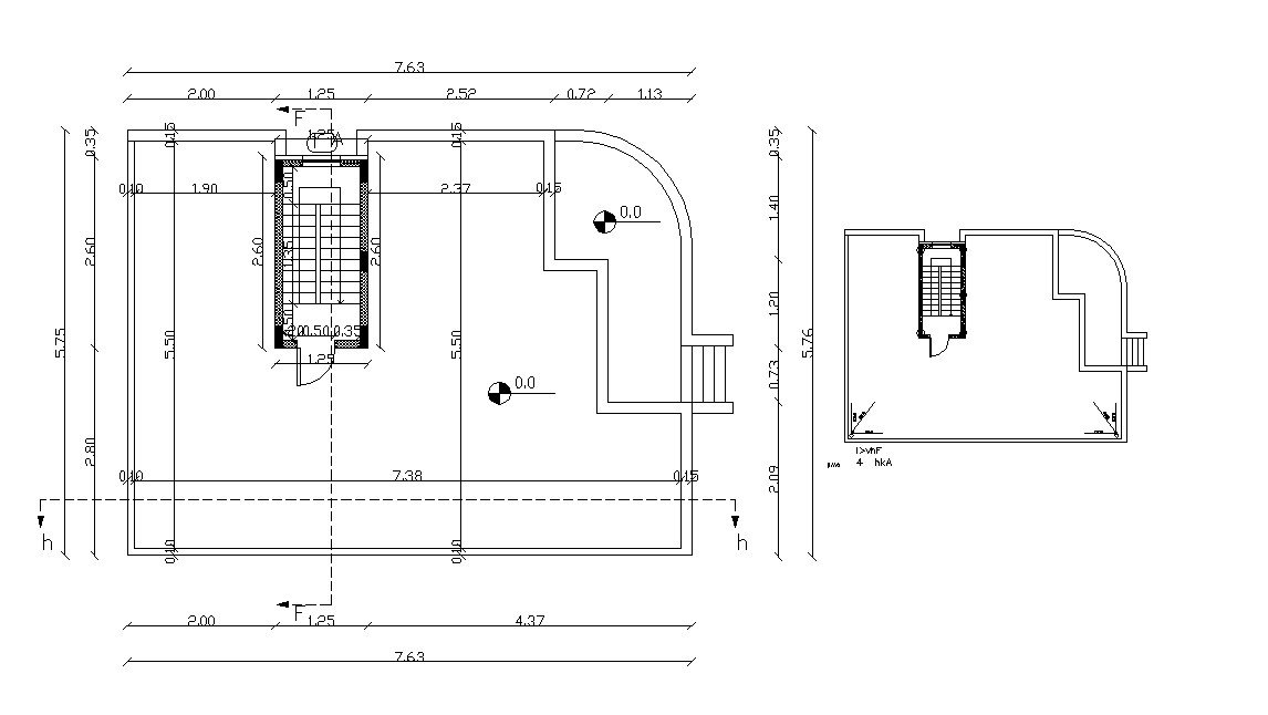 Download AutoCAD House Terrace Plan Design