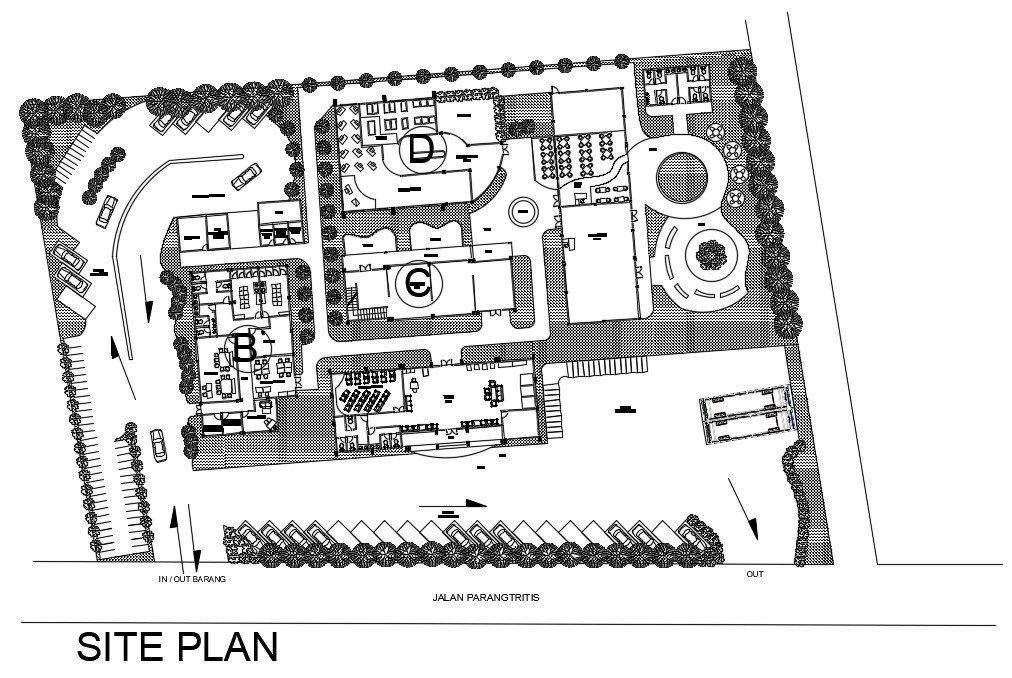 Download Site Plan Drawing CAD File