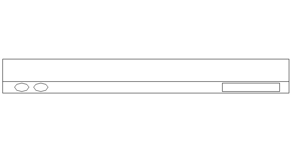 Drawer CAD Block DWG File for Architectural Drafting