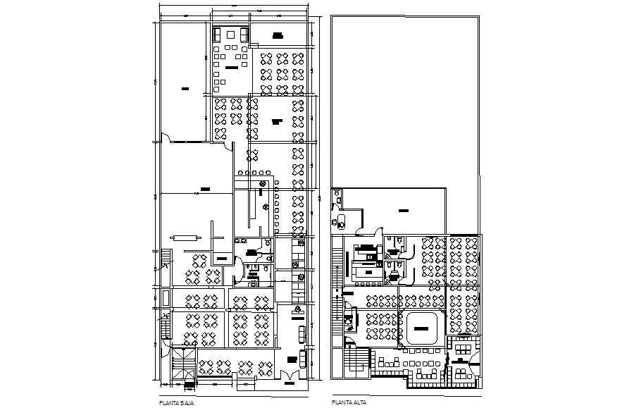 Restaurant Design In AutoCAD File