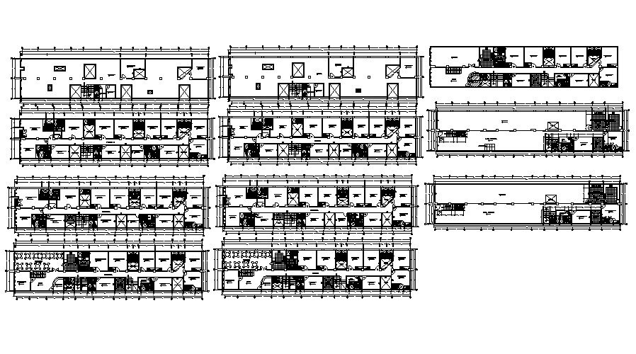 Hotel Building Design In AutoCAD File