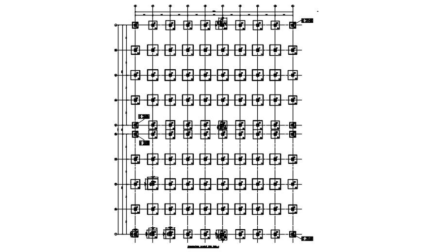 Indtut Layout Of Foundation Details Are Given In This 2d Autocad Wg Drawing File Download The