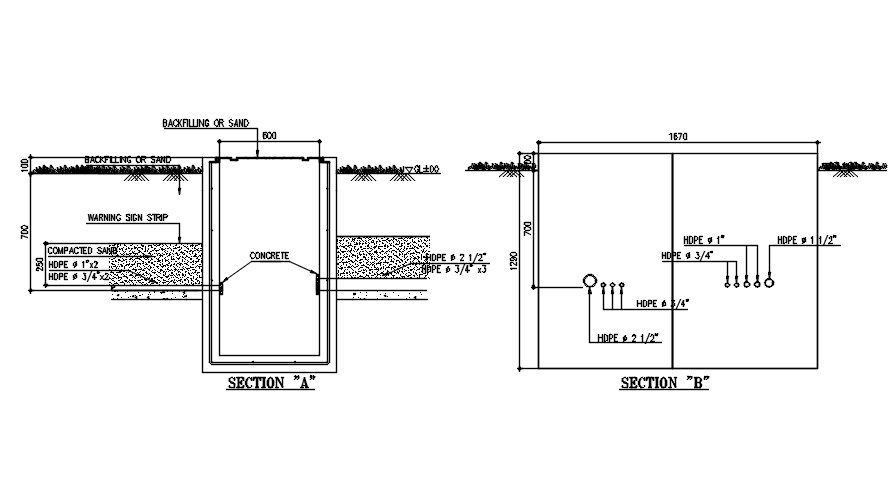 Manhole Structure Design In Detail Autocad Drawing Dwg File Cad File