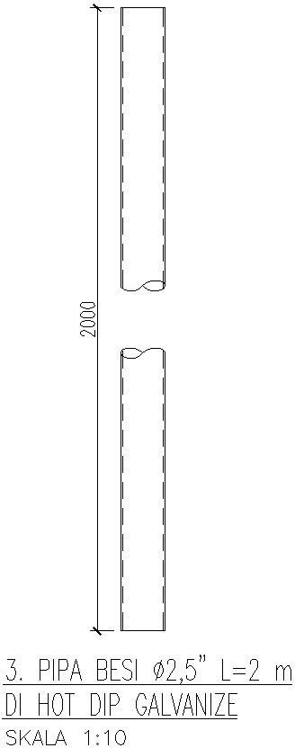 Pipe Details in AutoCAD, Dwg file.