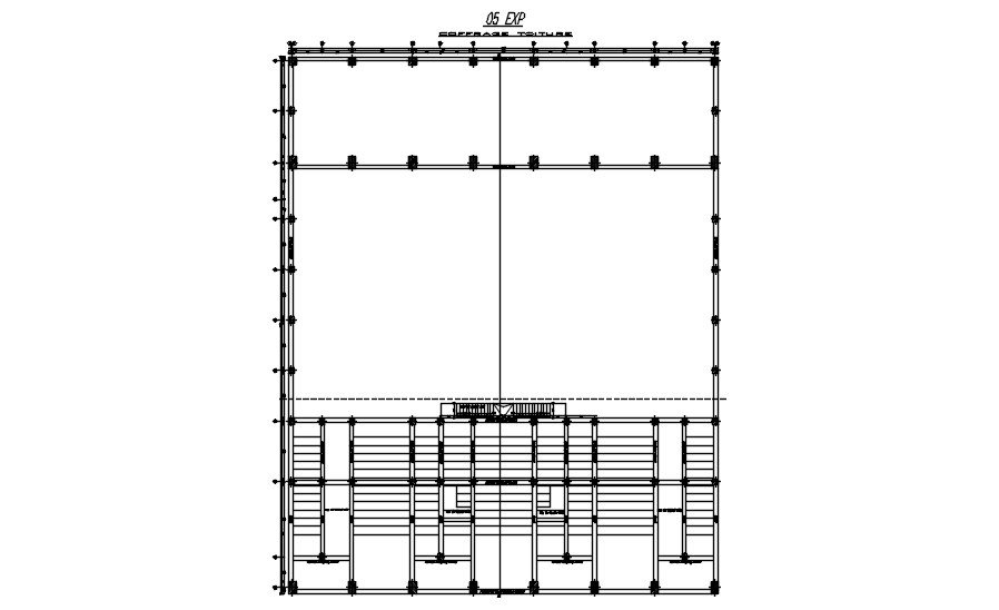 ROOF FORMWORK design in detail AutoCAD 2D drawing, CAD file, dwg file
