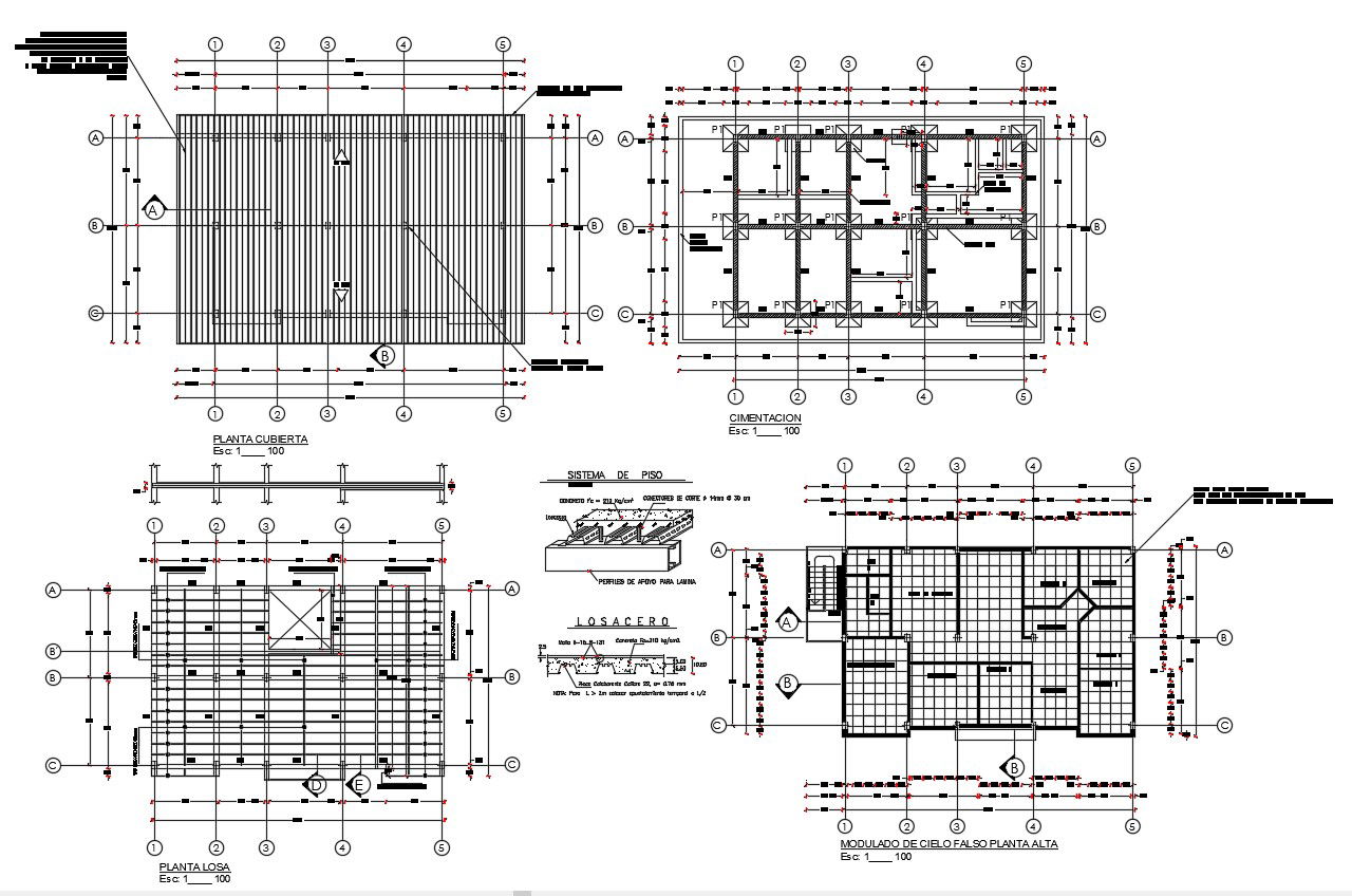 Roof Shade Design CAD Structure Drawing download