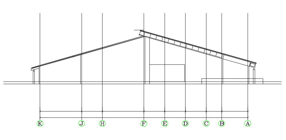 Shade Truss Design AutoCAD Drawing Download