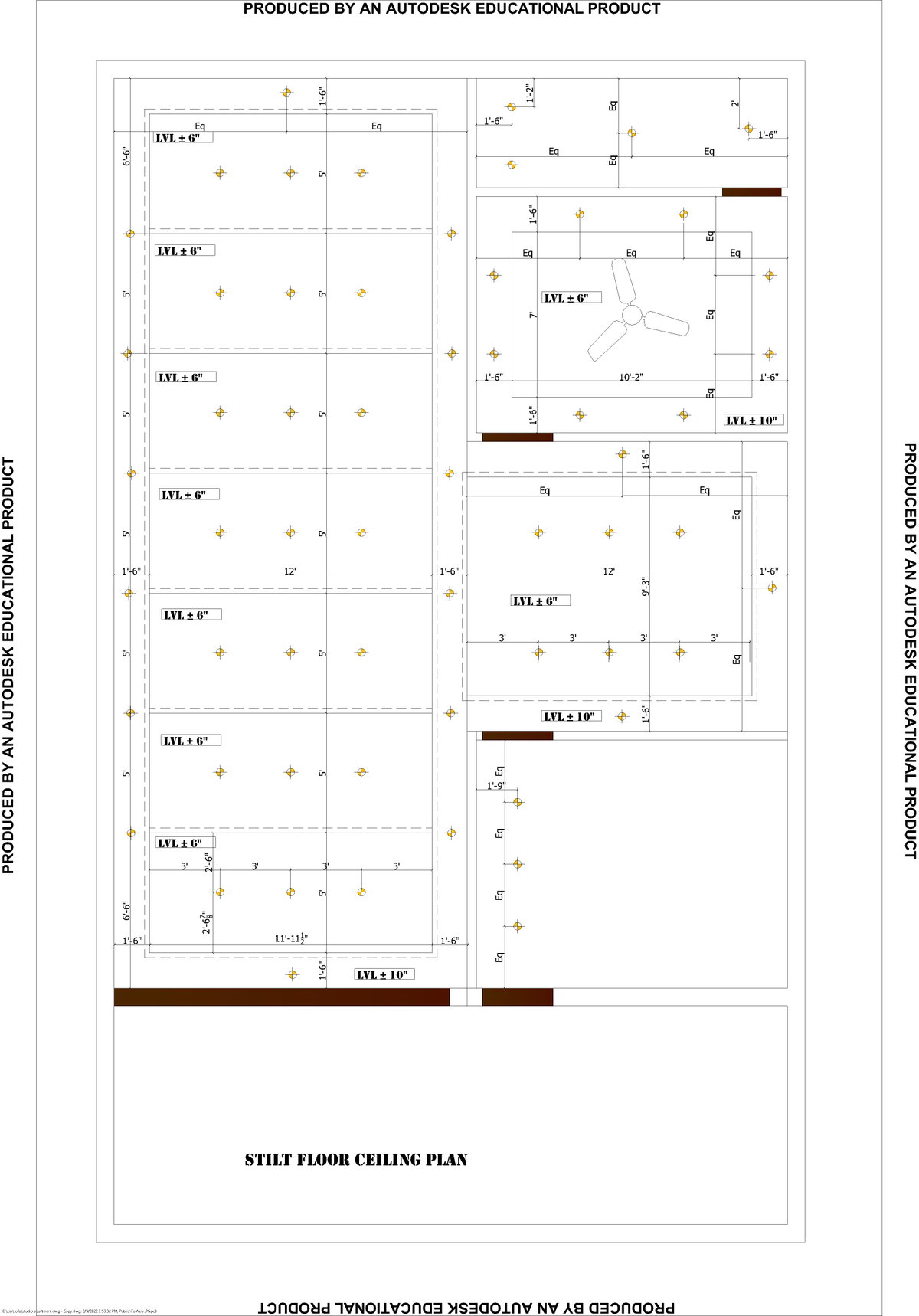 Stilt Floor Ceiling Design