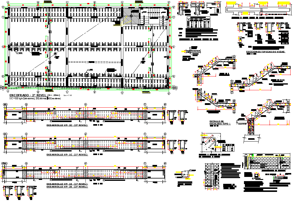 Structural building plan detail