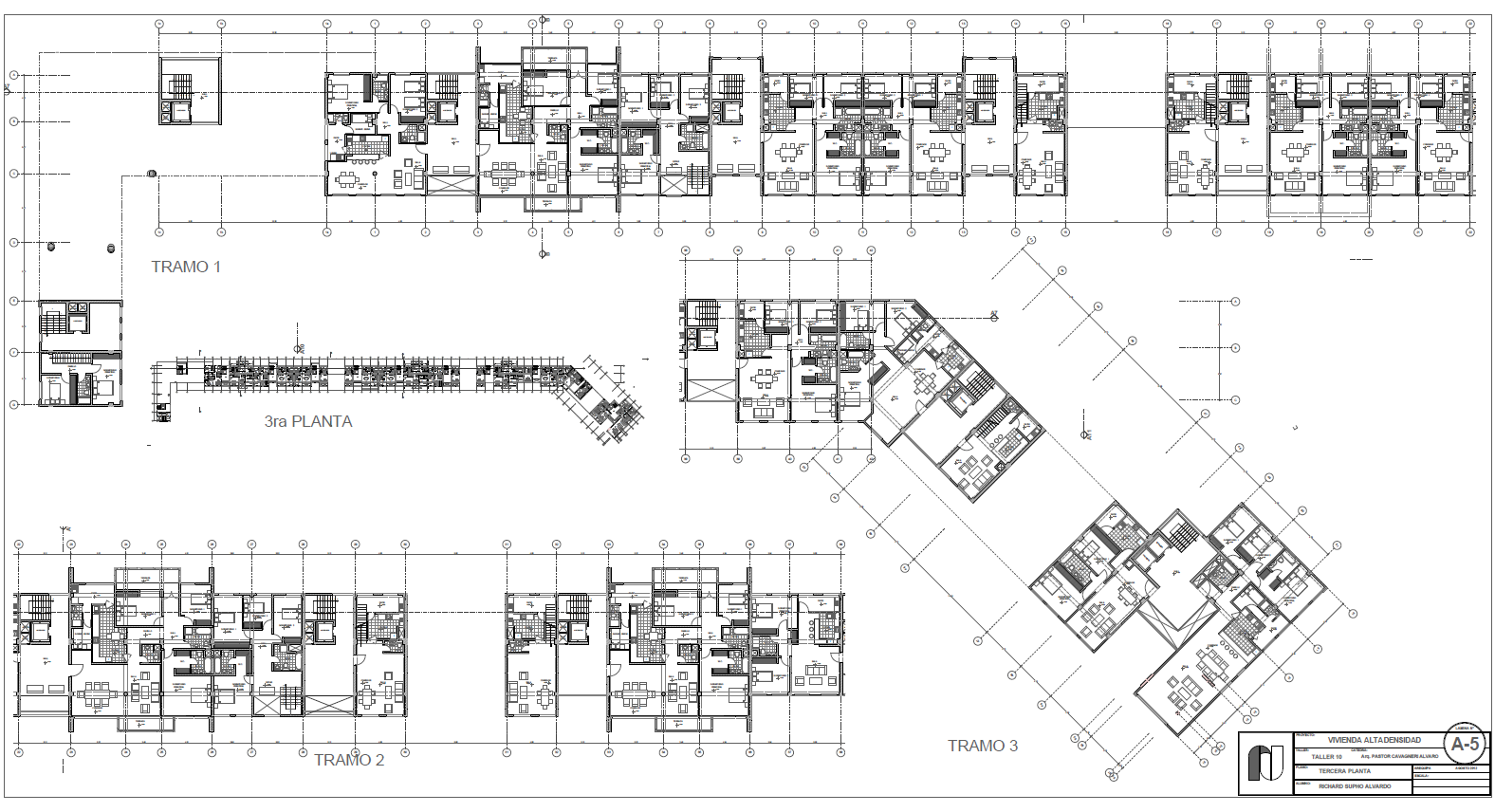 Terrace plan view detail dwg file