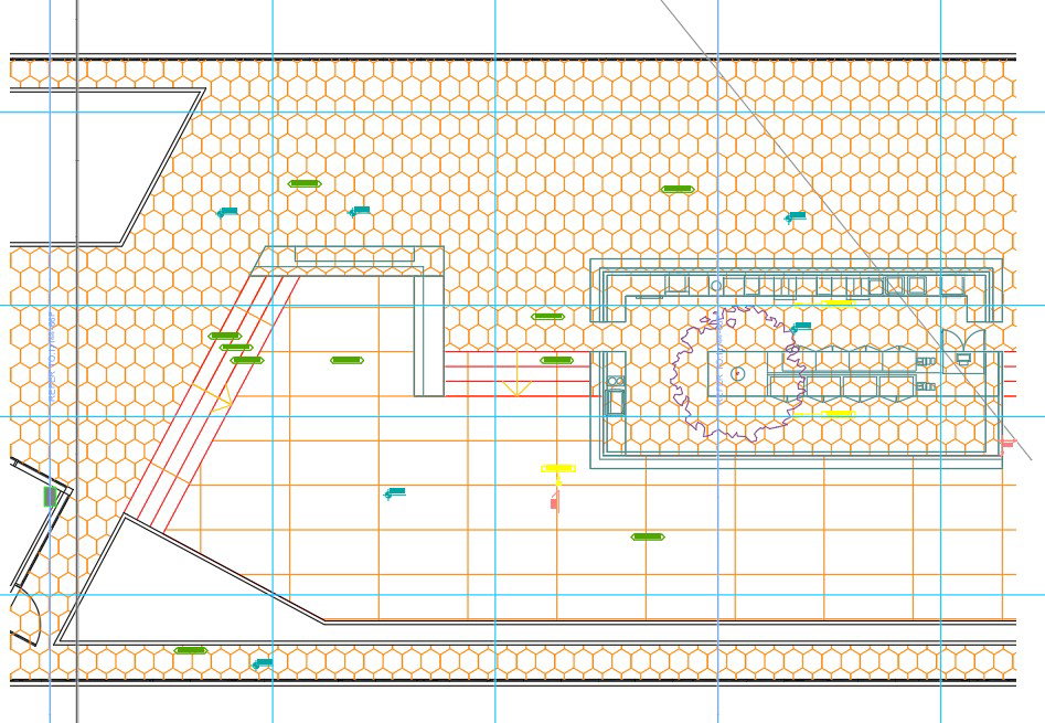 The floor finish plan file has specified in this autocad drawing file ...
