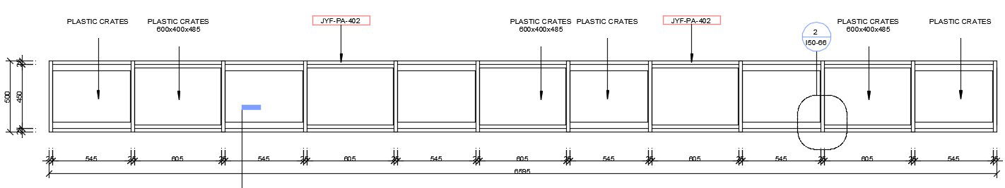 Top view of locker detail drawing provided in this Auto-CAD drawing ...