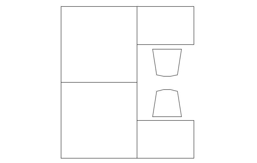 Workstation Plan Layout In Autocad Dwg File