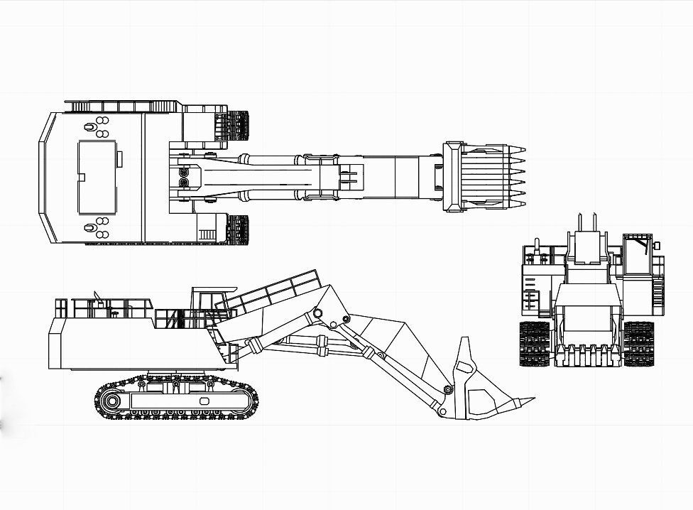 big Bulldozer dwg block