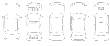 cars cad blocks