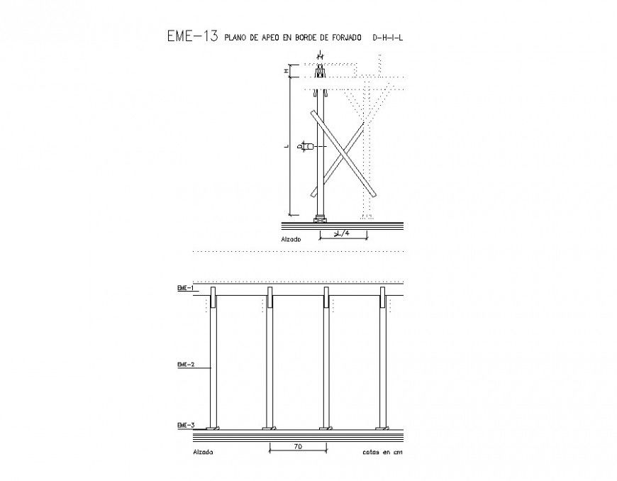 Constructive Structural Detail Cad Blocks Layout 2d View Autocad File