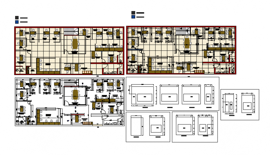 Corporate office building ground floor, first floor etc floor plan ...