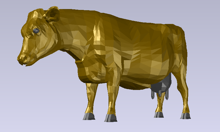 Download Cow DWG CAD Block For Architecture And Landscape