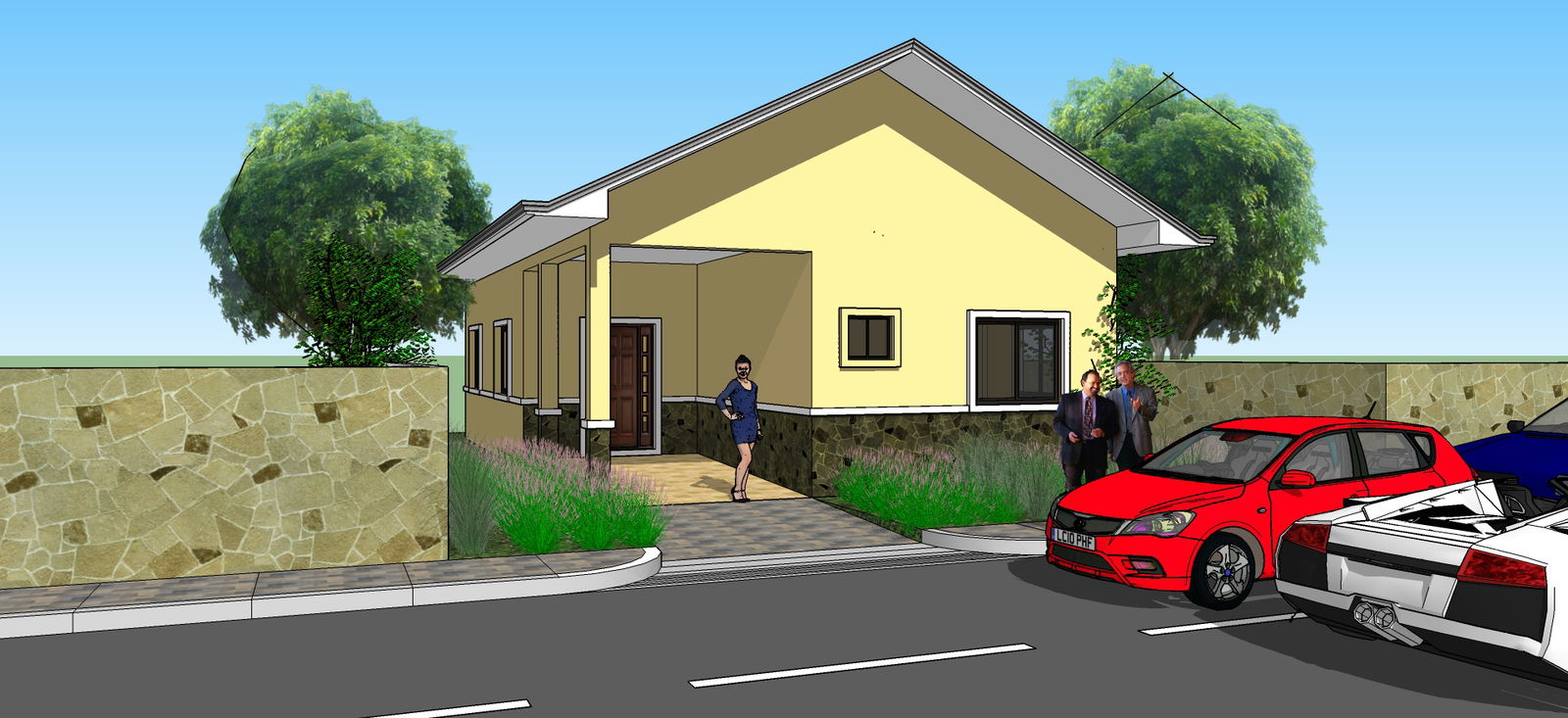 one storey residential unit