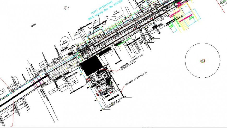 Stage 3 Traffic Management Layout CAD Drawing