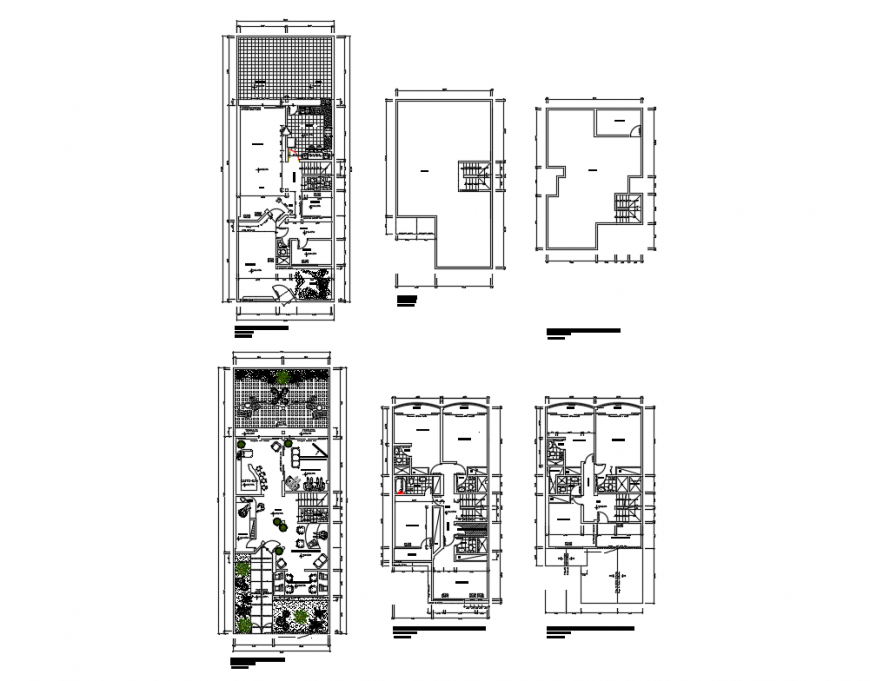 Uni-familiar house building first floor, second floor, terrace and ...