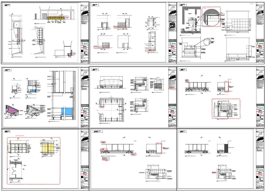Cafe Banquette Seating Construction Detail AutoCAD Drawing
